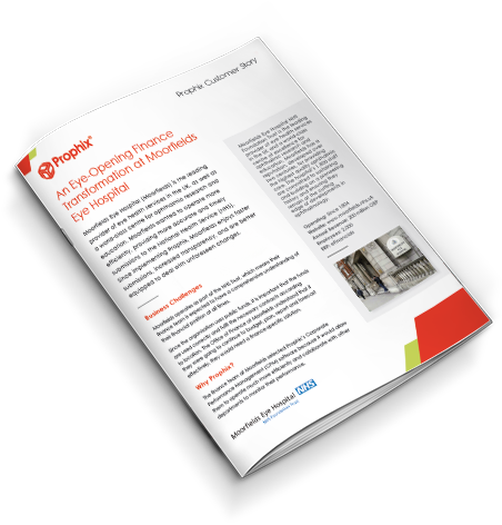 Moorfields Eye Hospital – Prophix: A Unified CPM Software for your Business