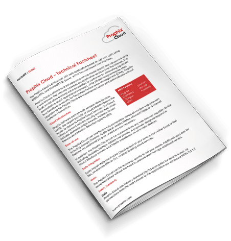 Prophix Cloud – Technical Factsheet – Prophix: A Unified CPM Software ...